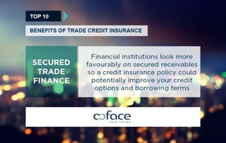 Top 10 Benefits of Trade Credit Insurance | PPTX | Insurance | Personal Finance