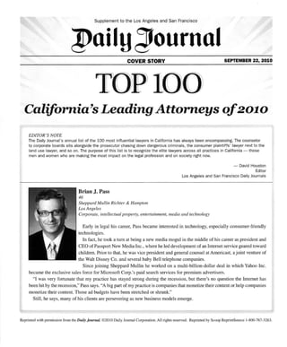 Daily Journal Top 100 | PDF