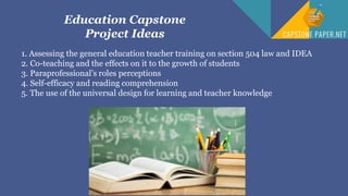 Top 100 Capstone Project Topics | PPTX
