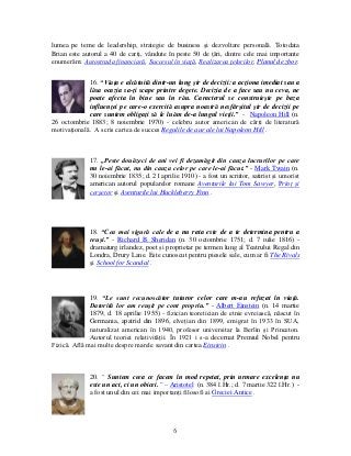 Top 100 cele mai motivationale citate din toate timpurile | PDF