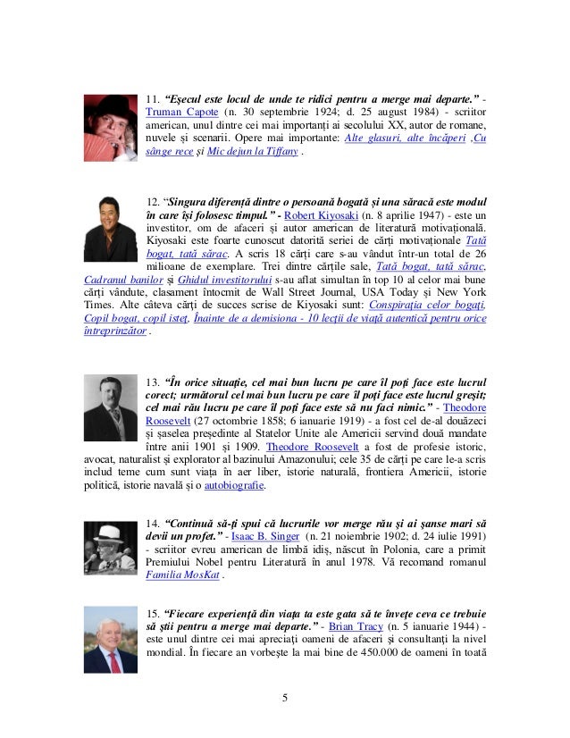Top 100 cele mai motivationale citate din toate timpurile | PDF