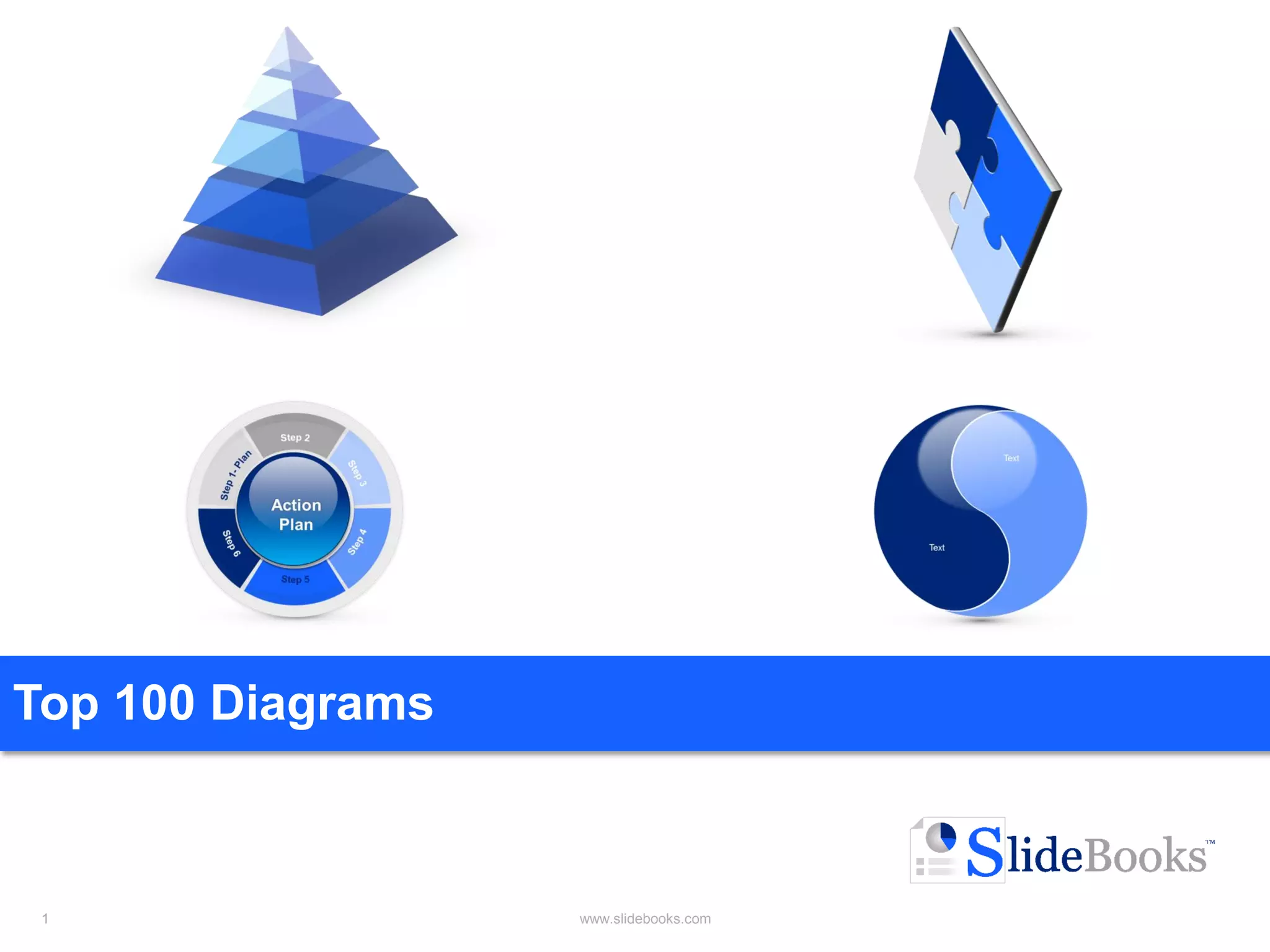Top 100 Diagrams in Editable Powerpoint | PDF