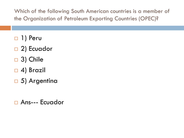 Top 100 general knowledge question answers 2 | PPT