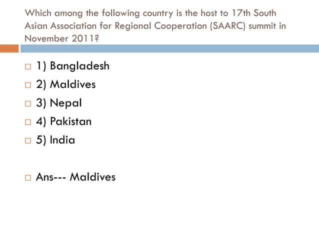 Top 100 general knowledge question answers 2 | PPT