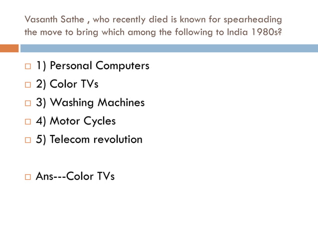Top 100 general knowledge question answers 2 | PPT