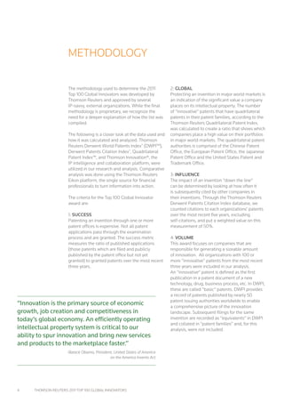 Top100 global innovators | PDF