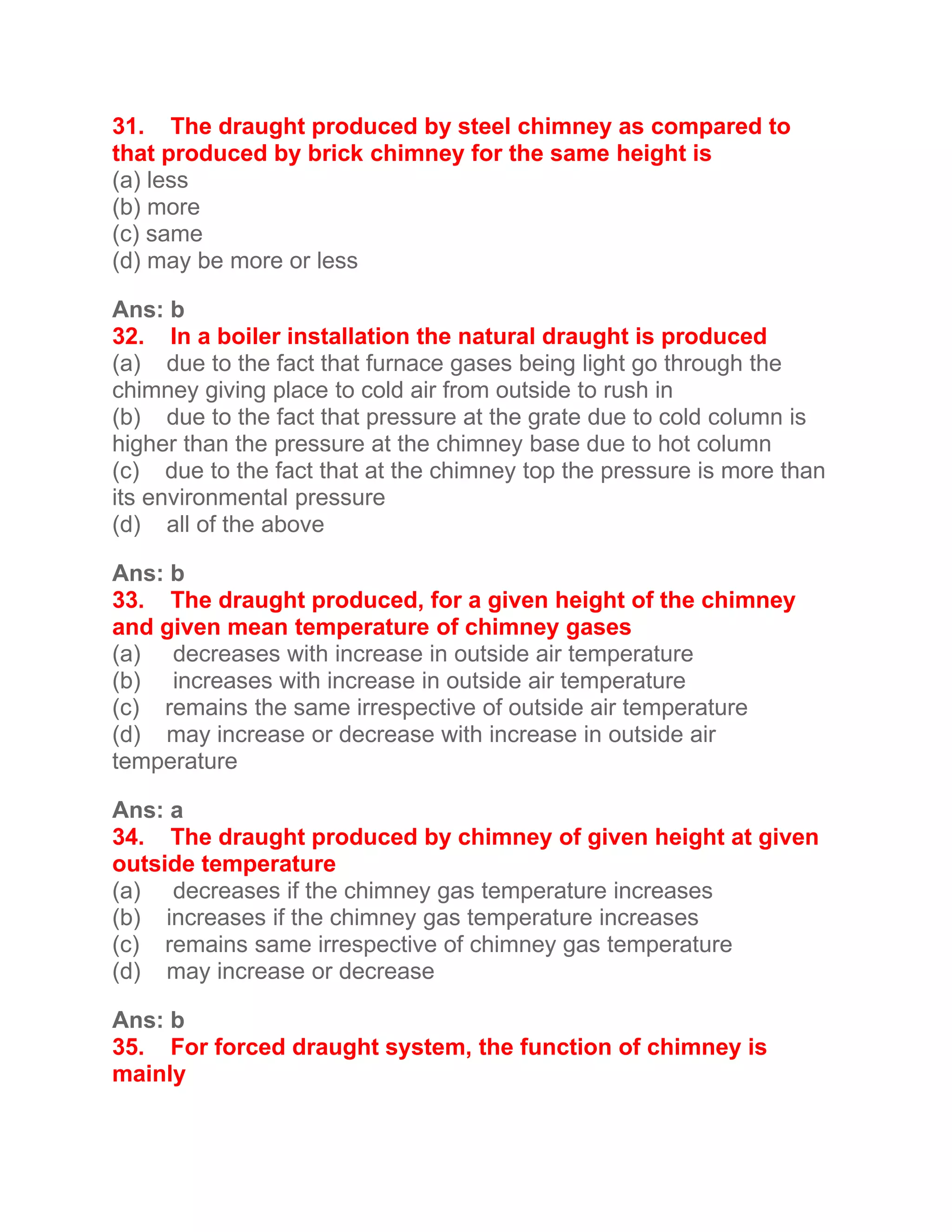 Top 100 power plant engineering objective questions & answers | PDF