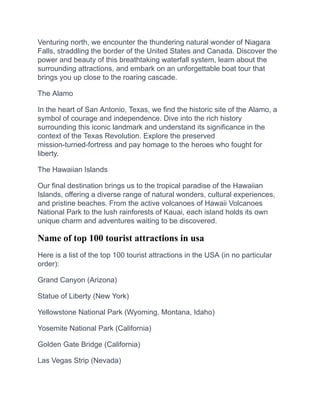 Top 100 Tourist Attractions In USA.docx.pdf