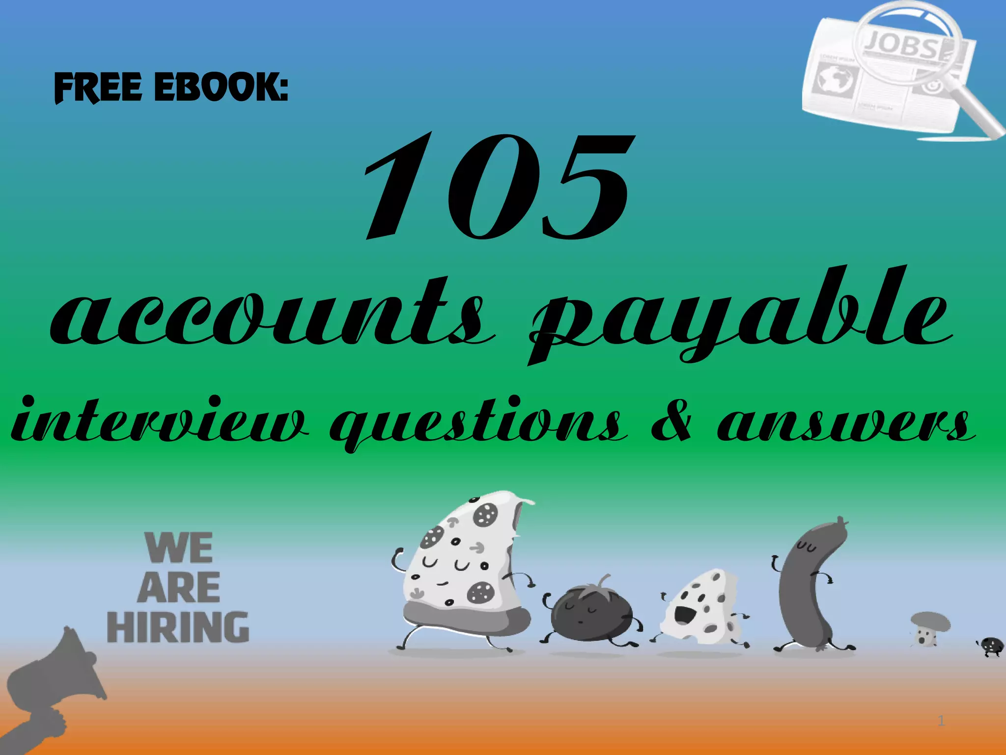 105 accounts payable interview questions and answers | PDF