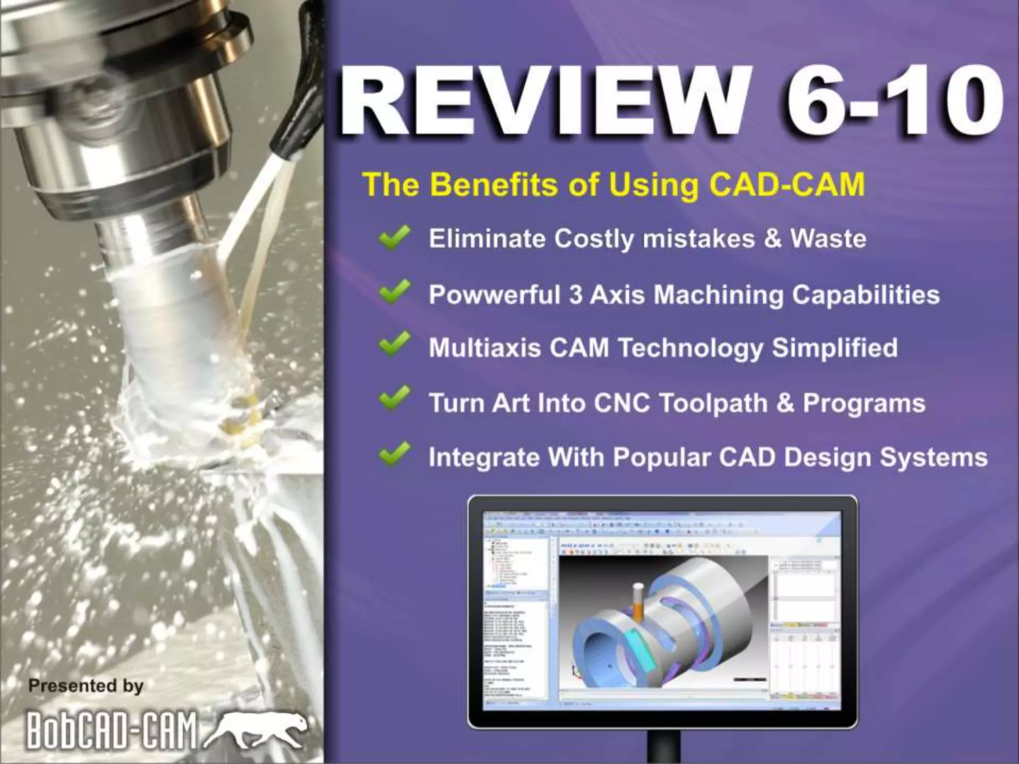 Top 10 Advantages to Using CAD-CAM Software for CNC Machining | PPT