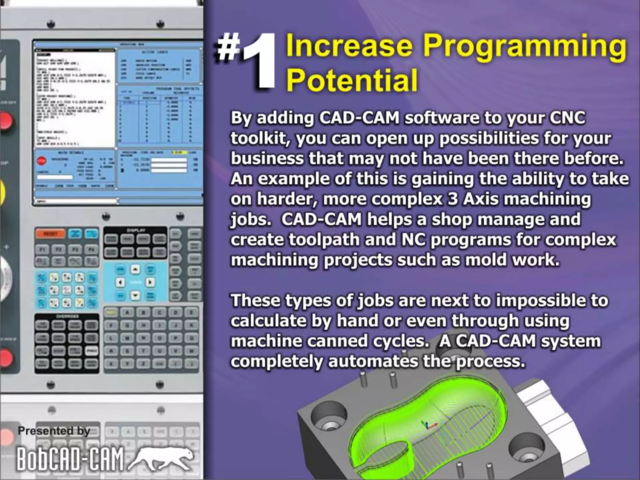 Top 10 Advantages to Using CAD-CAM Software for CNC Machining | PPT