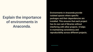Top 10 Anaconda Interview Questions and Answers.pptx