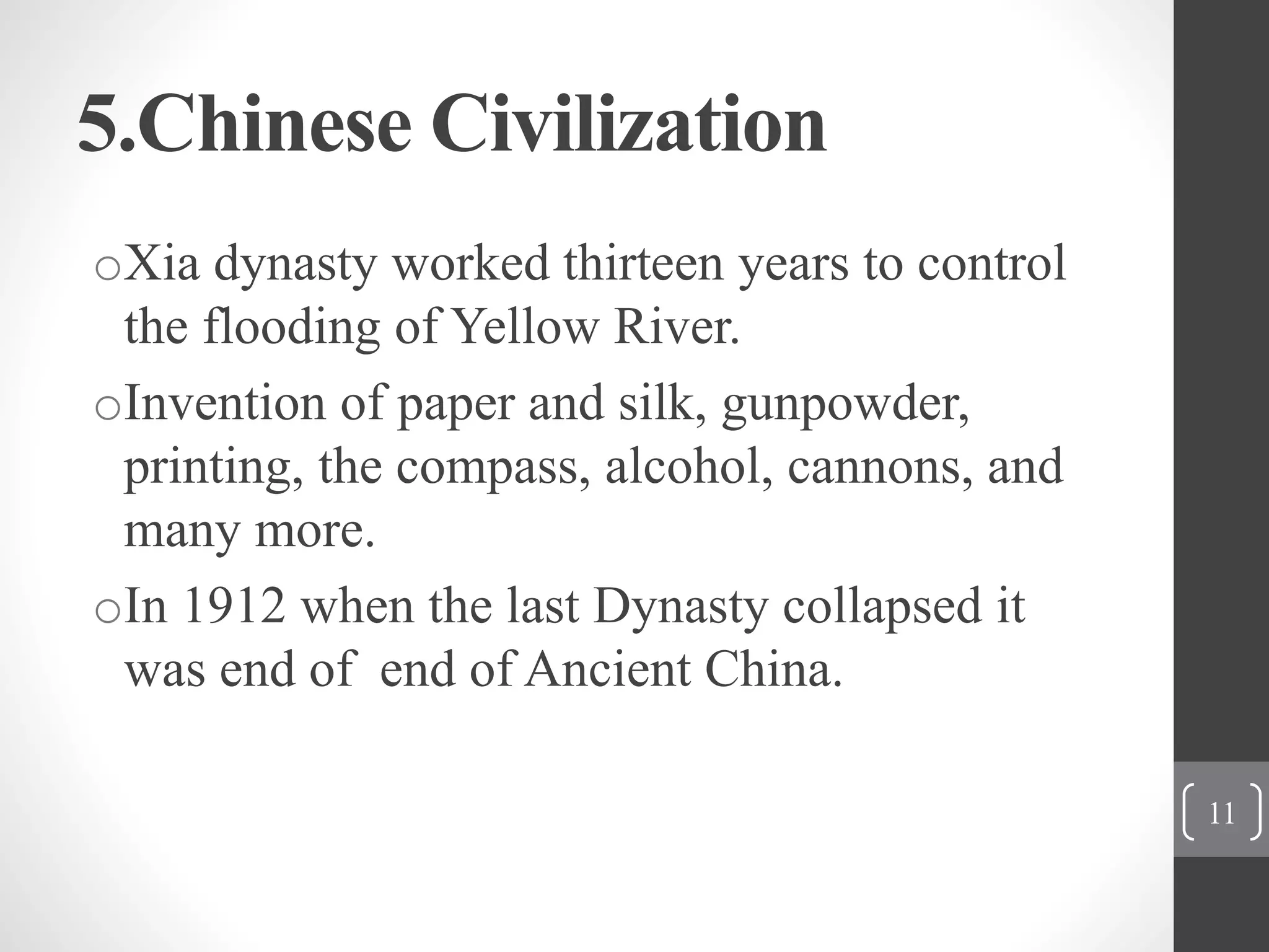 Top 10 ancient civilizations of world | PPTX