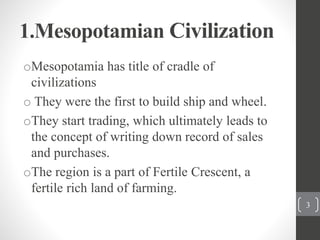 Top 10 ancient civilizations of world | PPTX