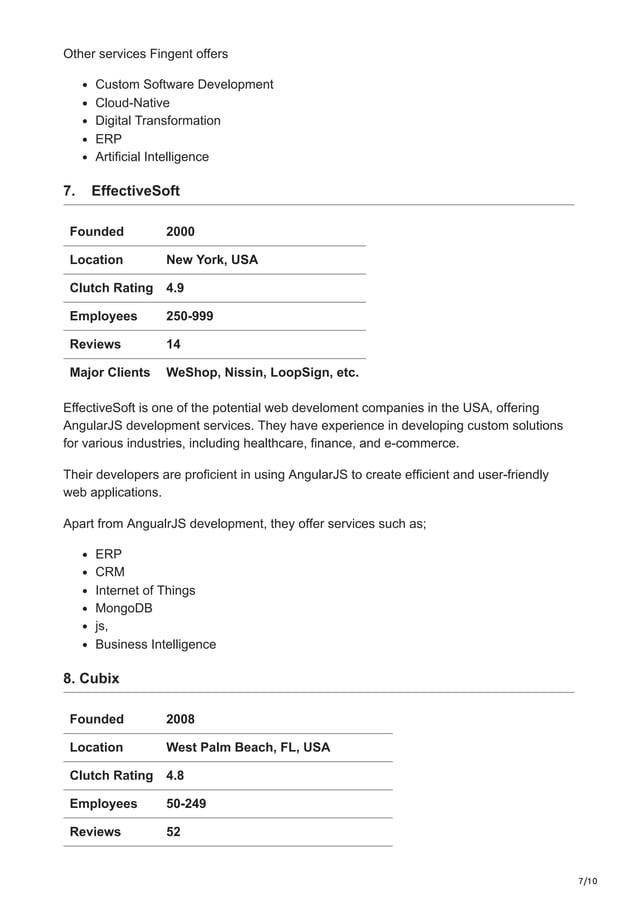 Top 10 Angularjs Development Companies Pdf
