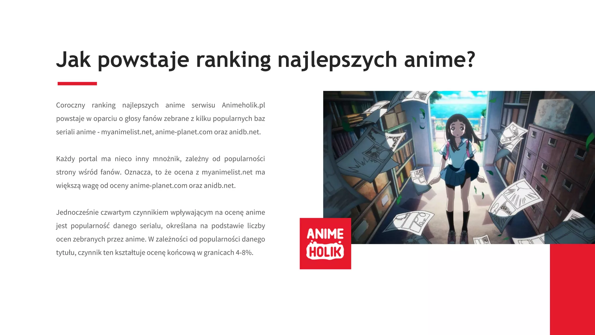 Top 10 anime 2020 roku wg serwisu Animeholik | PPT