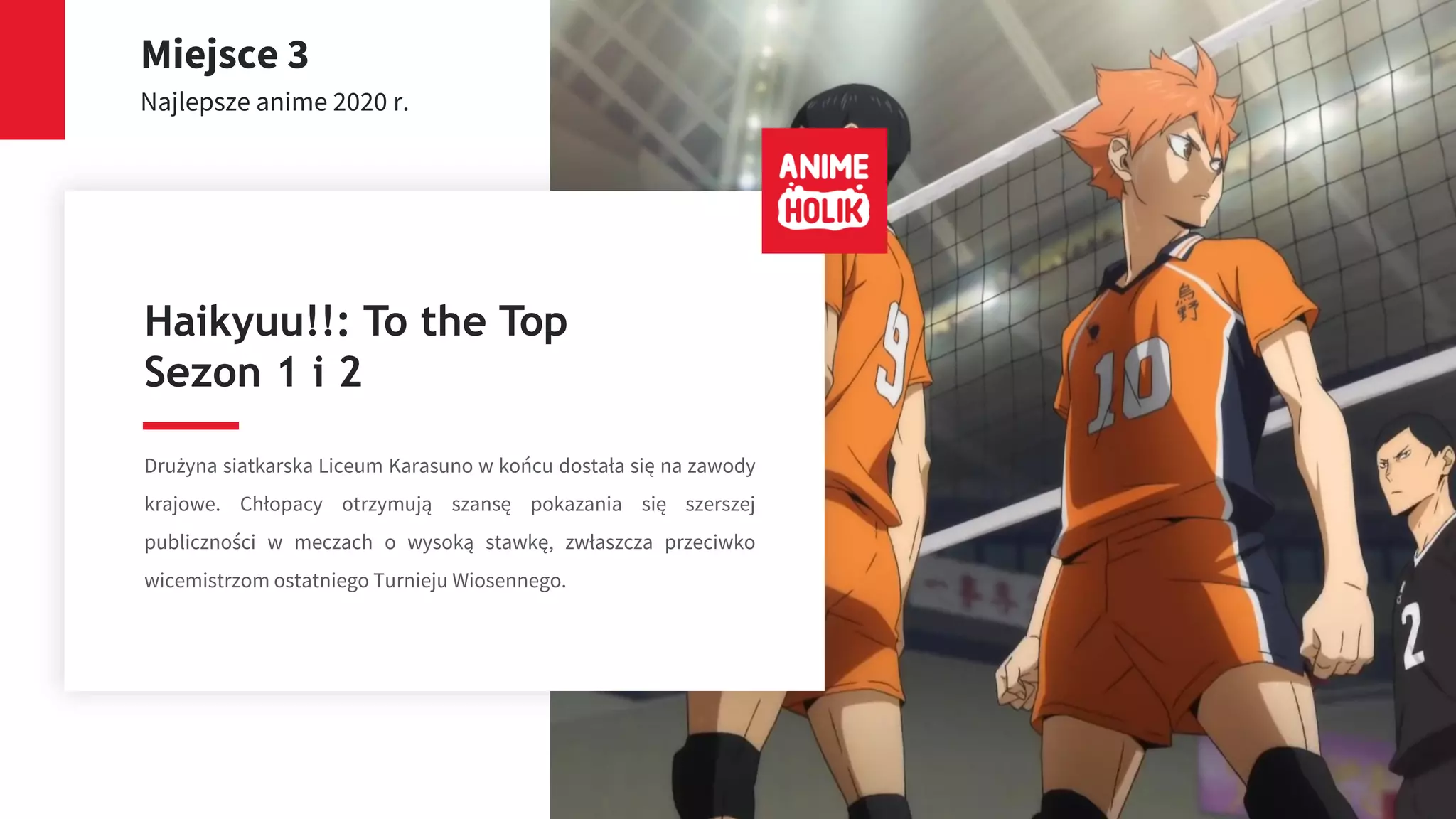 Top 10 anime 2020 roku wg serwisu Animeholik | PPT