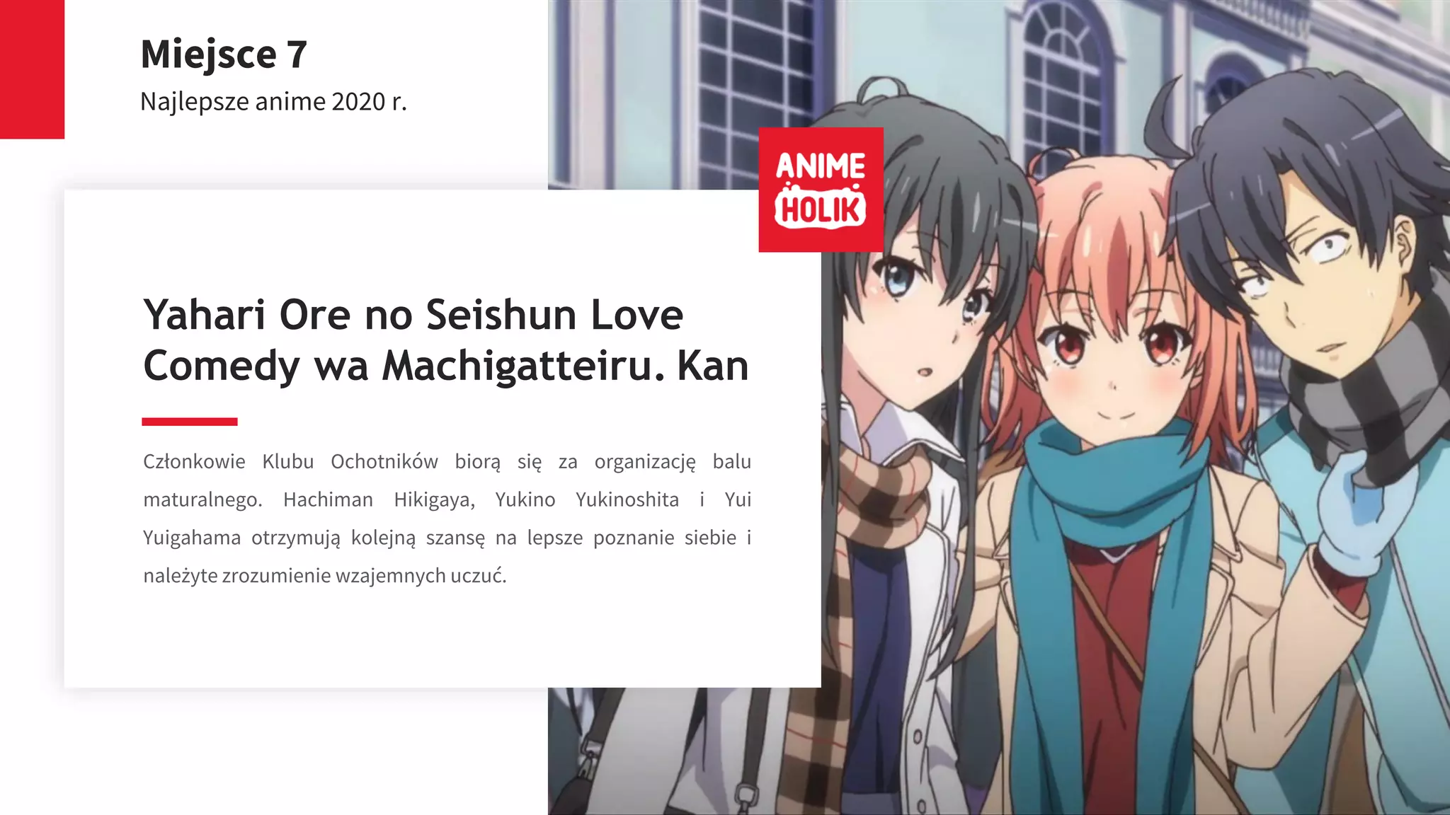 Top 10 anime 2020 roku wg serwisu Animeholik | PPT