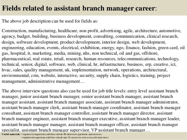 Top 10 Assistant Branch Manager Interview Questions And Answers top-10-assistant-branch-manager-interview-questions-and-answers