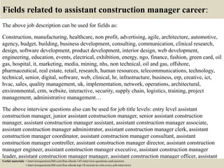 Top 10 assistant construction manager interview questions and answers | PPT