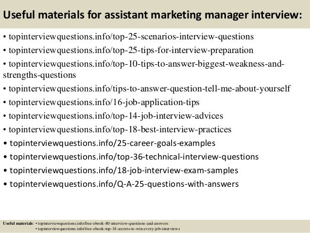 Top 10 Assistant Marketing Manager Interview Questions And Answers top-10-assistant-marketing-manager-interview-questions-and-answers