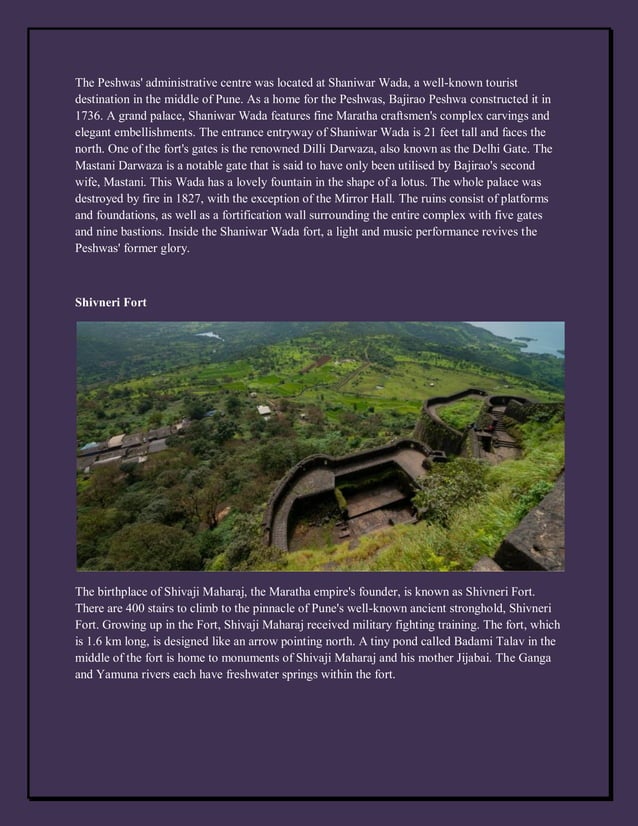 Top 10 Attractions in Pune | PDF