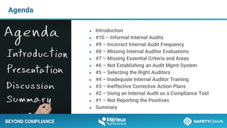 Best Auditing Practices: Top 10 Auditing Mistakes | PPTX