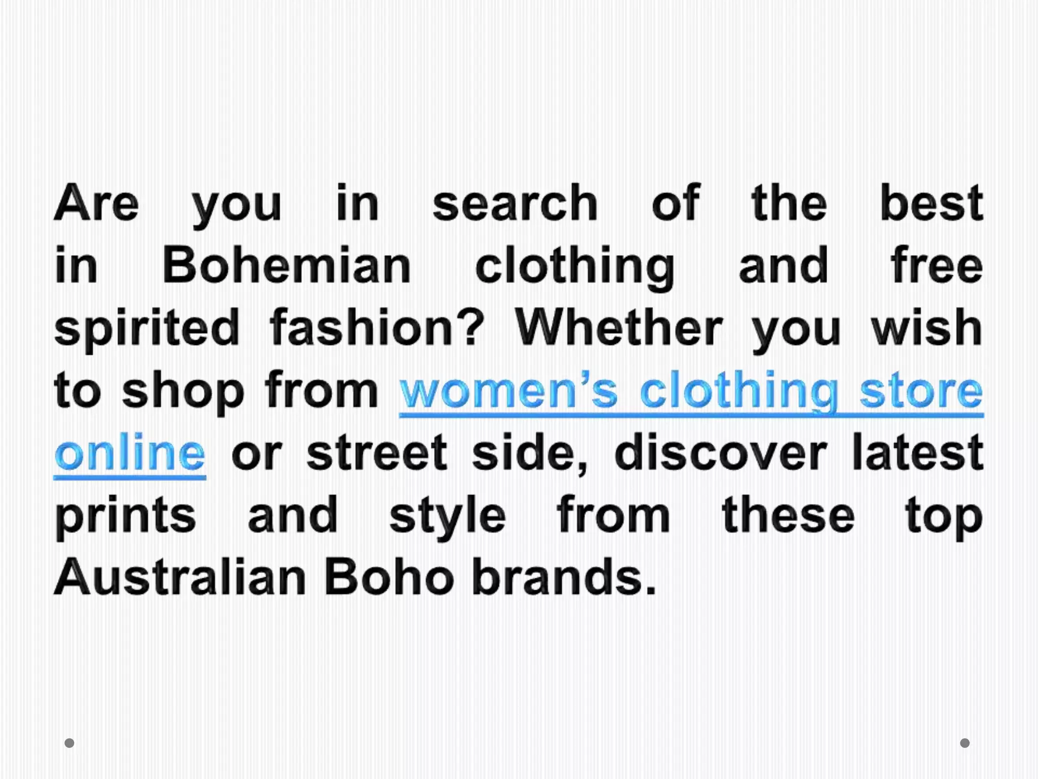 Top 10 Australian Boho Brands You Must Try | PPTX