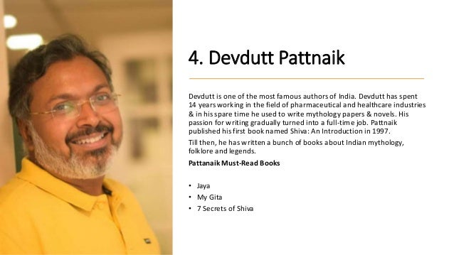Top 10 Authors in India 2022 – Must Read | PPTX