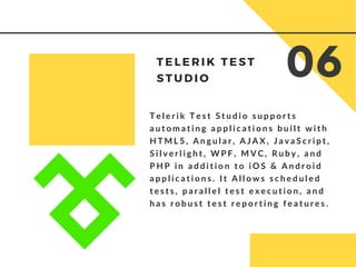 Top 10 Automation Testing Tools | PDF