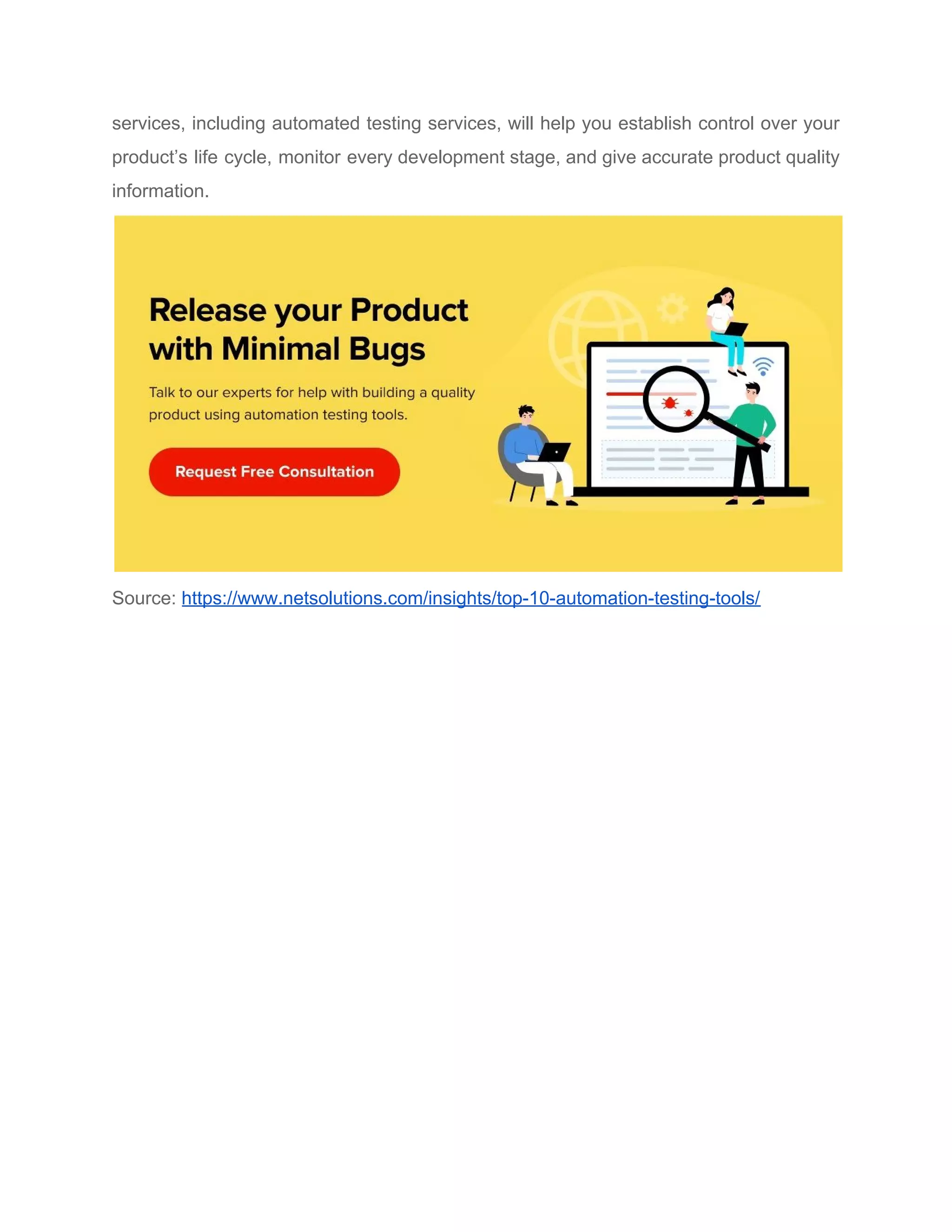 Top 10 Automation Testing Tools In 2020 Pdf