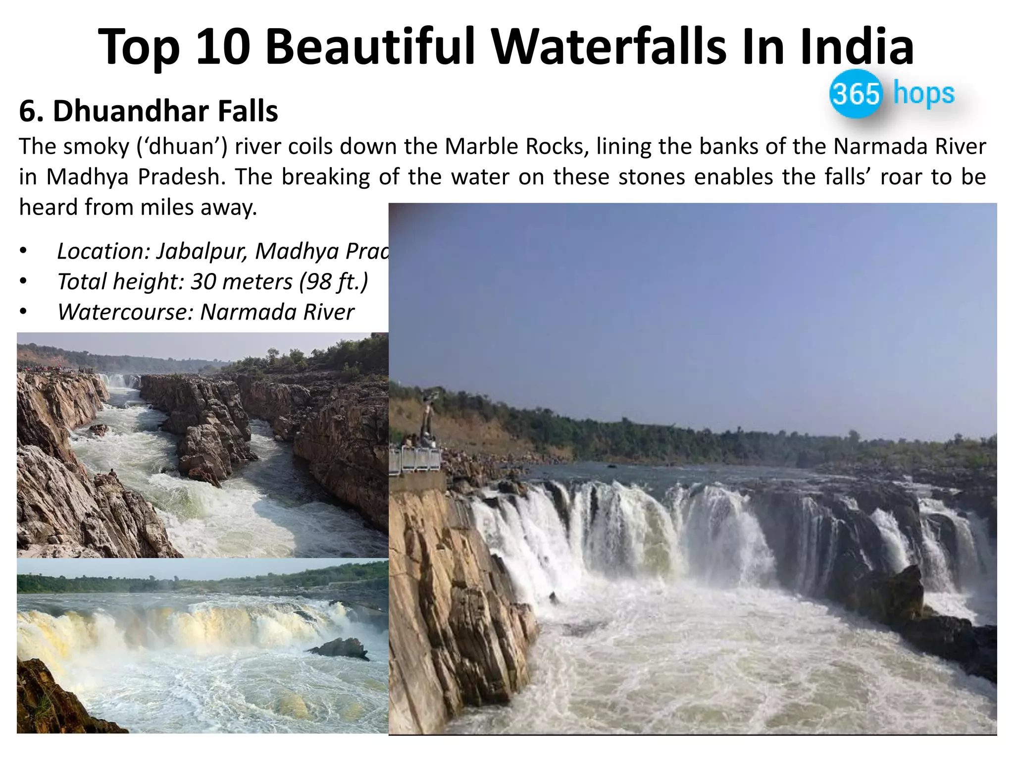 Top 10 Beautiful Waterfalls in India | PDF