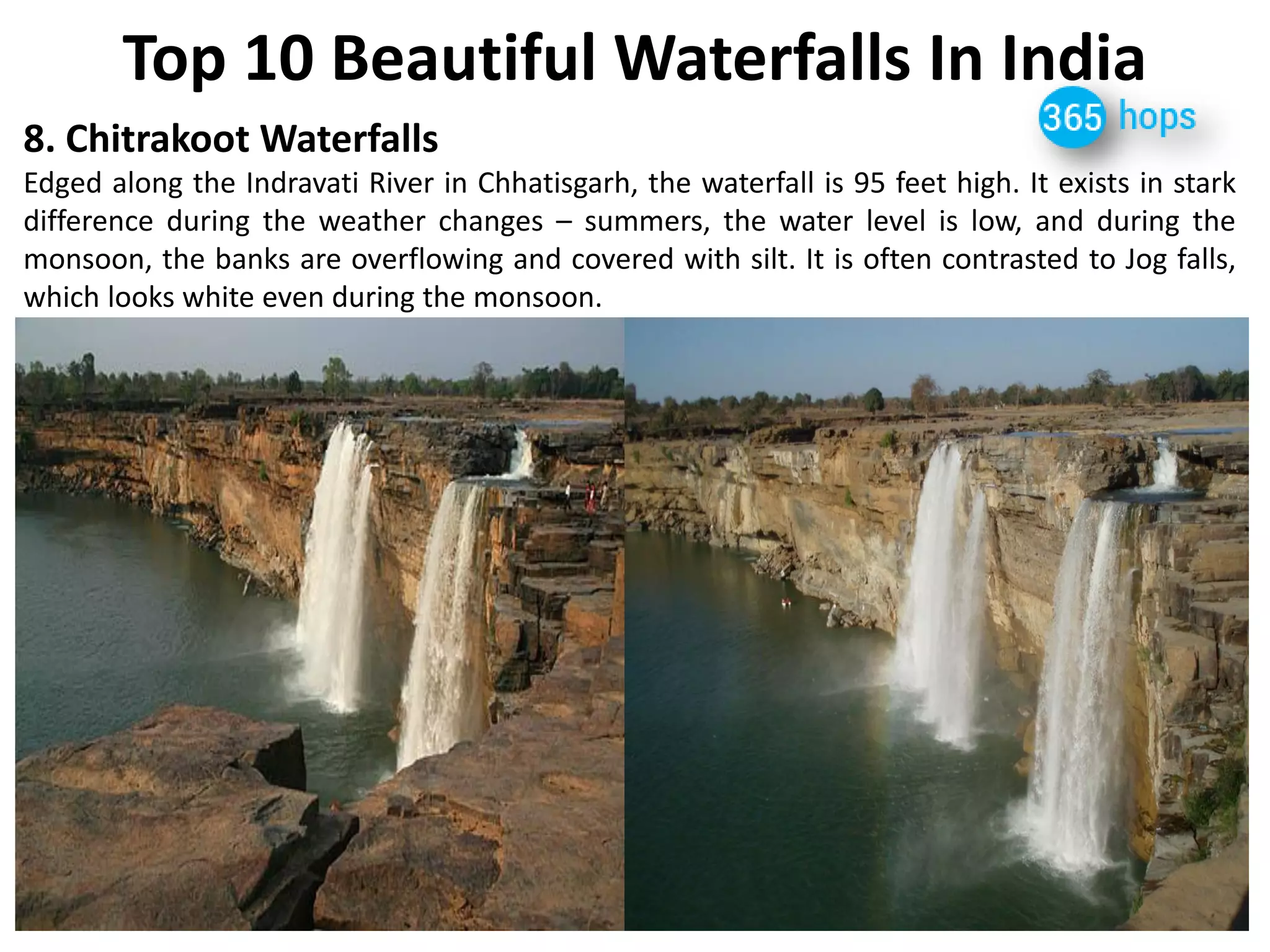Top 10 Beautiful Waterfalls in India | PDF