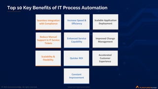 Top 10 Benefits of IT Automation: Using Automation to Accelerate IT ...