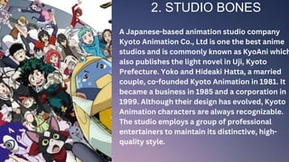 top 10 best anime studios.pptx | Home Entertainment Systems | Consumer ...