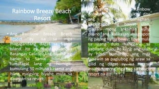 Best beach resorts in samal island | PPTX