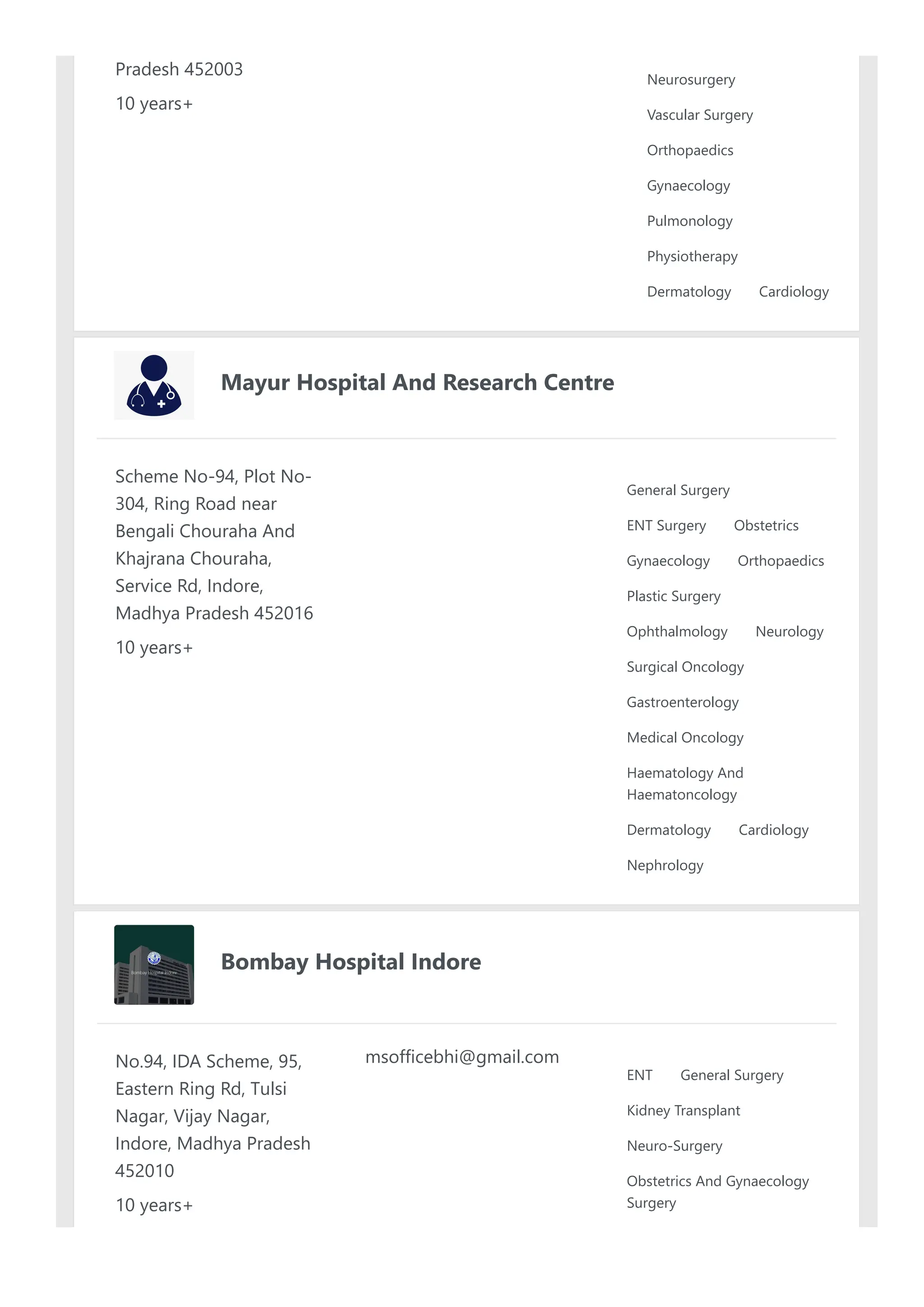 Top 10 Best Gynaecology Hospital in Indore | PDF
