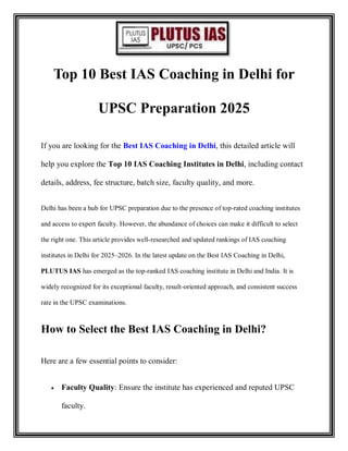 Top 10 Best IAS Coaching in Delhi for UPSC Preparation 2025.pdf