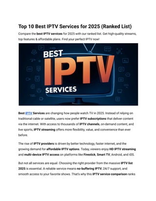 Top 10 Best IPTV Services for 2025 (Ranked List).pdf