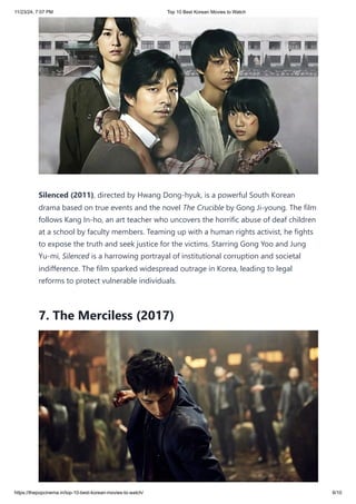 Top 10 Best Korean Movies to Watch 2025.pdf