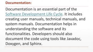 Top 10 Best Practices for Software Development Life Cycle | PPTX ...