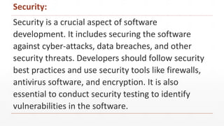 Top 10 Best Practices for Software Development Life Cycle | PPTX