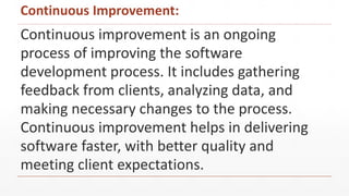 Top 10 Best Practices for Software Development Life Cycle | PPTX