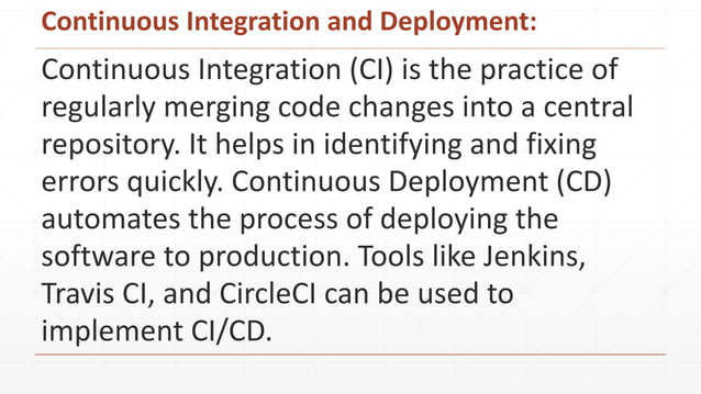 Top 10 Best Practices for Software Development Life Cycle | PPTX | Operating Systems | Computer ...
