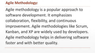 Top 10 Best Practices for Software Development Life Cycle | PPTX