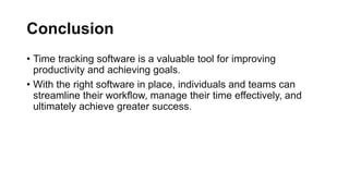 Top 10 Best Time Tracking Software to Improve.pptx