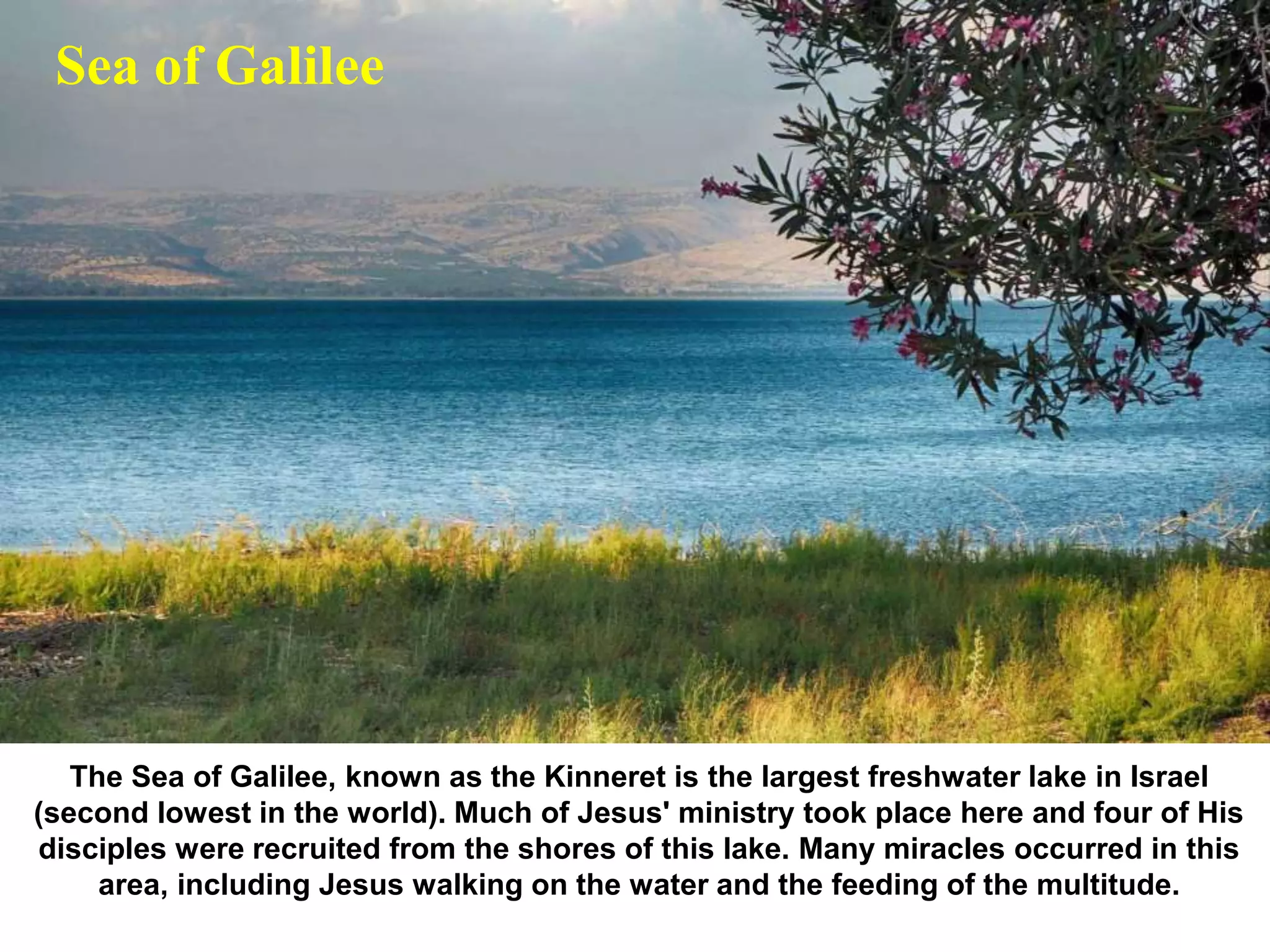 Top 10 Biblical Places in Israel | PPTX