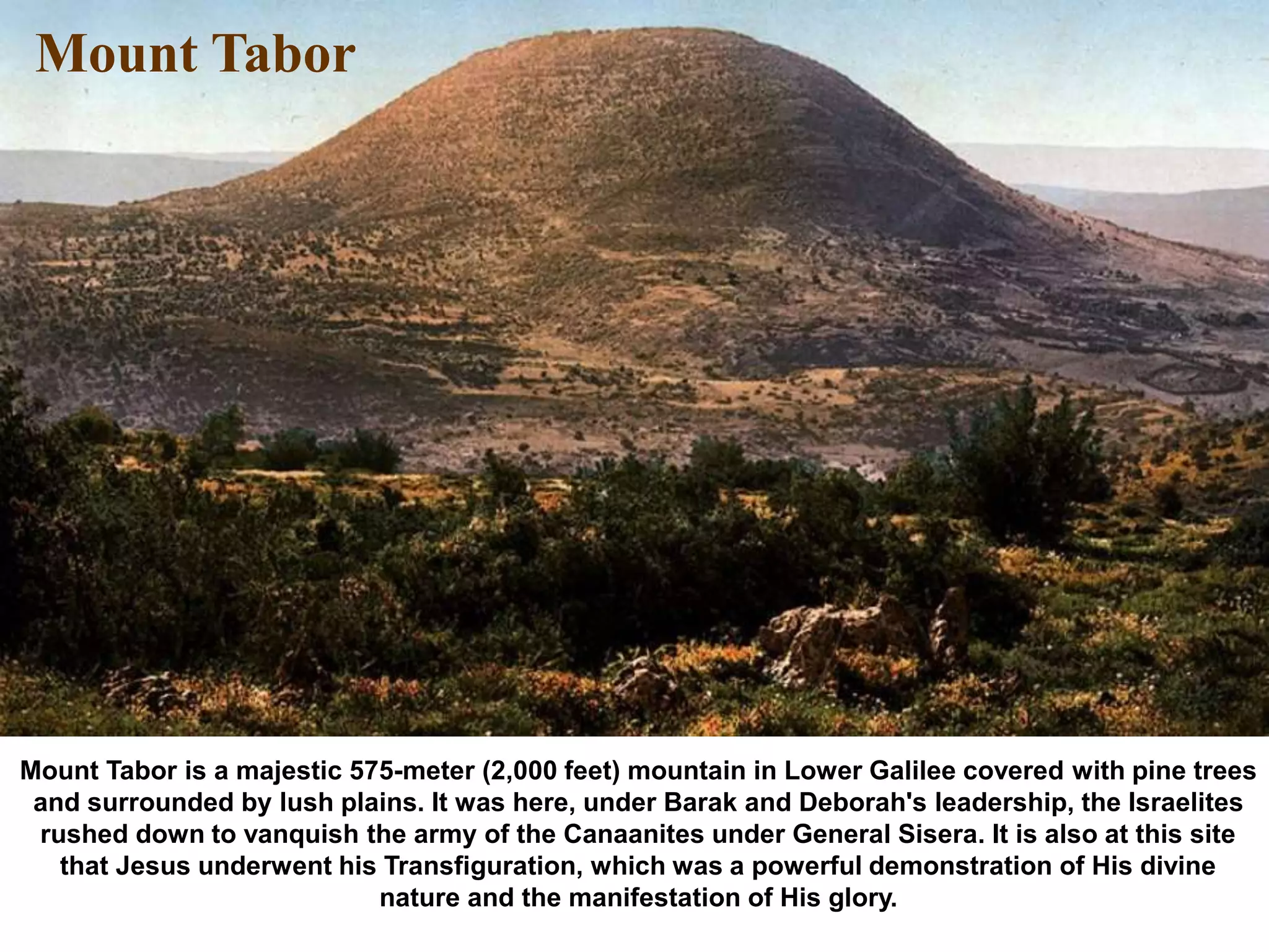 Top 10 Biblical Places in Israel | PPTX