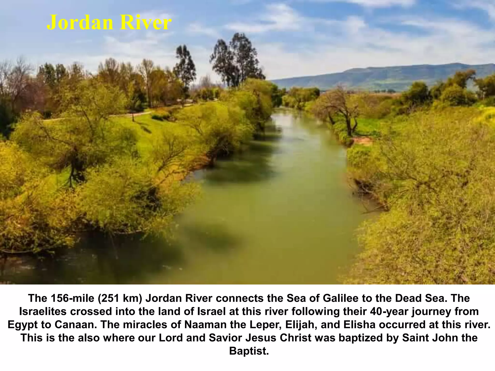 Top 10 Biblical Places in Israel | PPTX