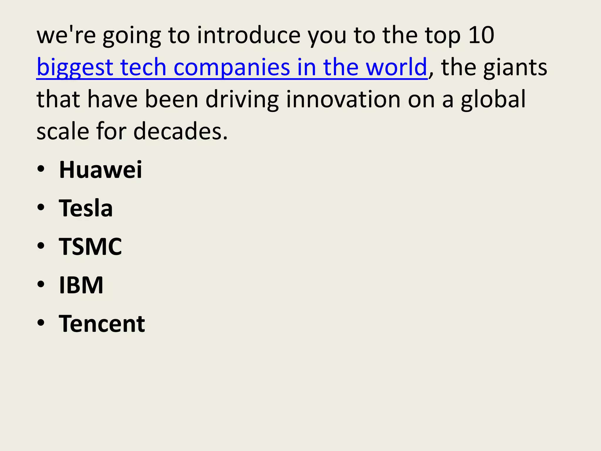 Top 10 Biggest Tech Companies Shaping Our Digital World.pptx